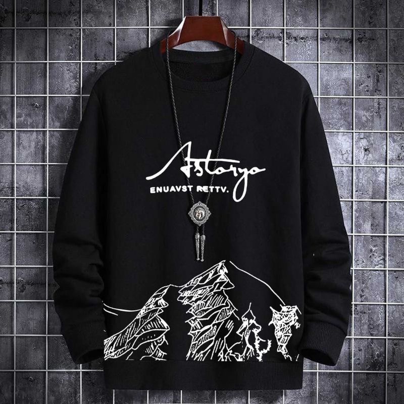 Jual Sweater Crewneck pria terbaru ASTARYA/basic pria wanita kekinian ...