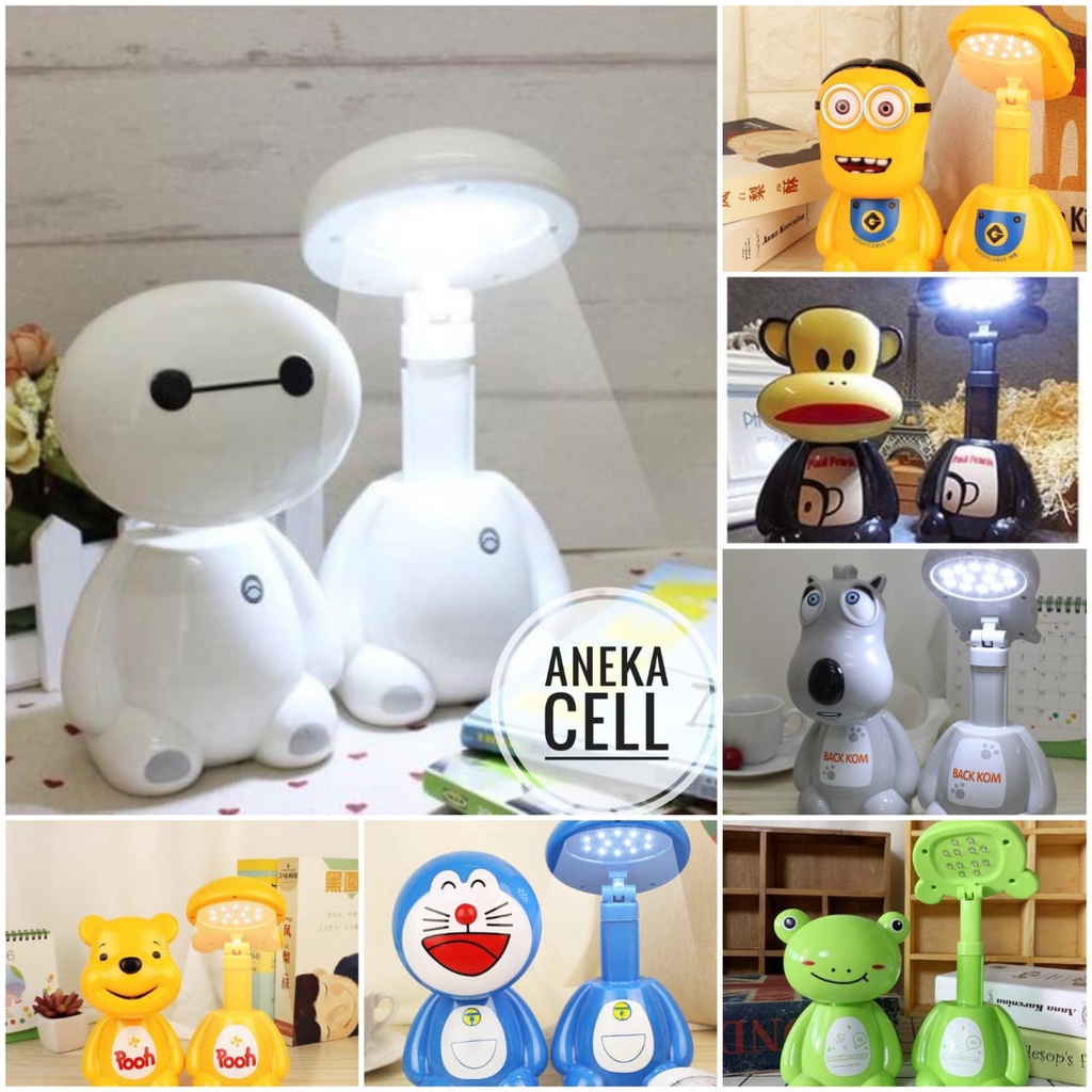 Jual Lampu Belajar Baymax Desk Led Putih Big Lamp Emergency / Lampu ...