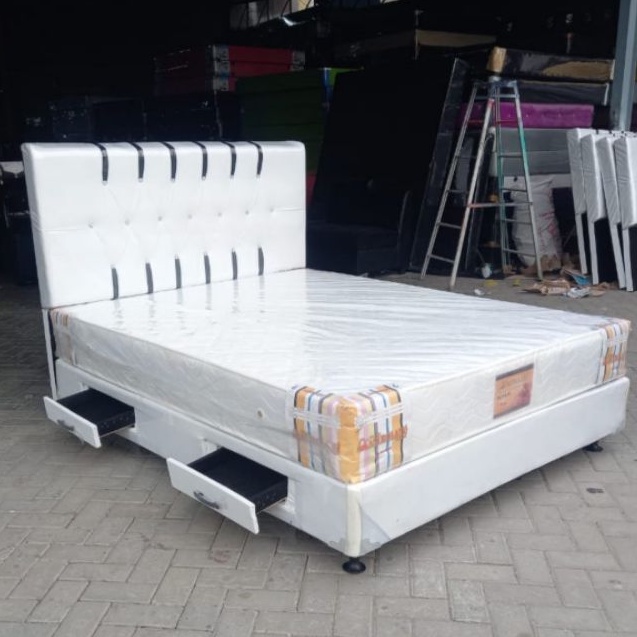 Jual Divan Oscar Springbed + Laci ALL SIZE (Termurah) | Shopee Indonesia