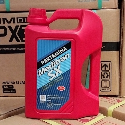 Jual OLI MESIN MOBIL DIESEL PERTAMINA MEDITRAN SX 15W-40 4 LITER | Shopee Indonesia