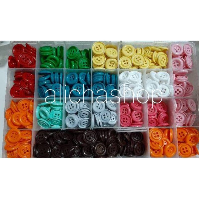 Jual Kancing Besar Warna 2,5cm / 3cm | Shopee Indonesia