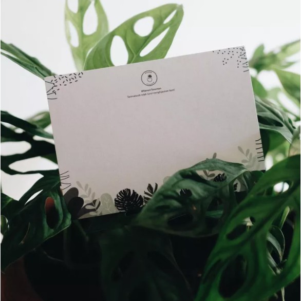 Jual Greeting Card Nanem Taneman - Bisa request wording - Size A6 ...