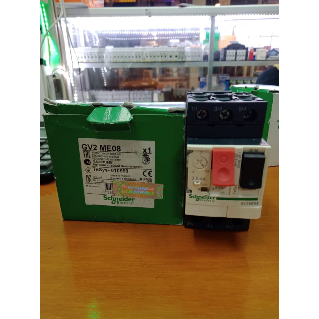 Jual Motor Circuit Breaker GV2ME08 Schneider Elektrik | Shopee Indonesia