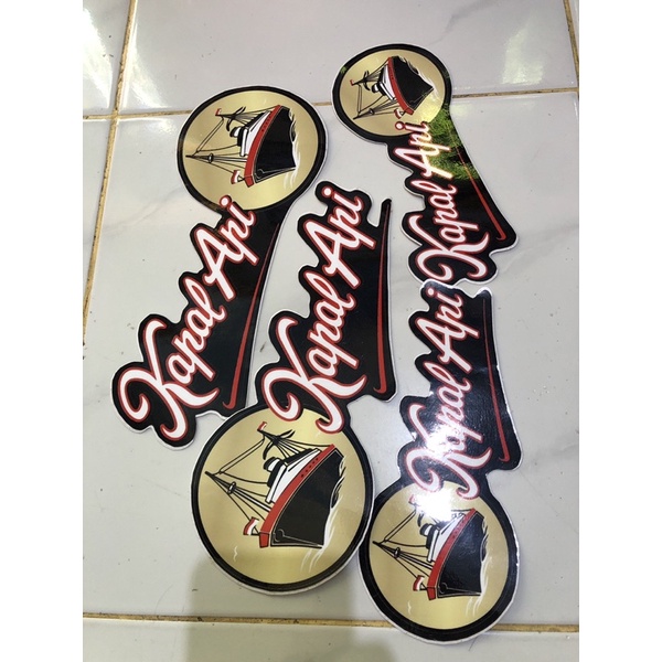 Jual STIKER LOGO KAPAL API UNTUK MOTOR UNIVERSAL | Shopee Indonesia