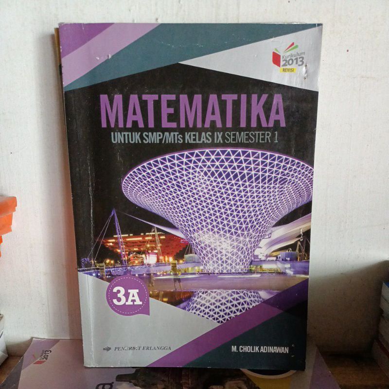 Jual buku matematika 3A kelas 9 SMP Erlangga | Shopee Indonesia