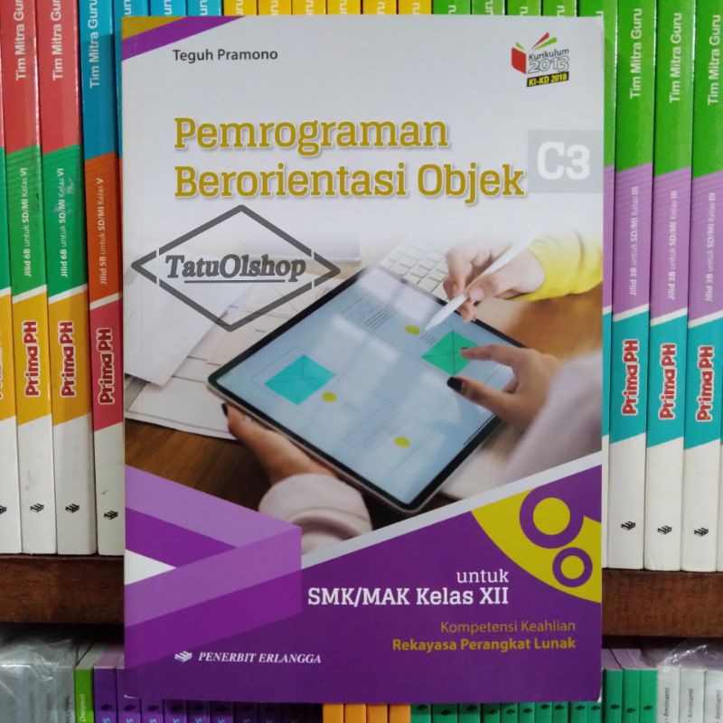 Jual Buku Pemrograman Berorientasi Objek SMK Kelas 12 XII 3 KIKD ...