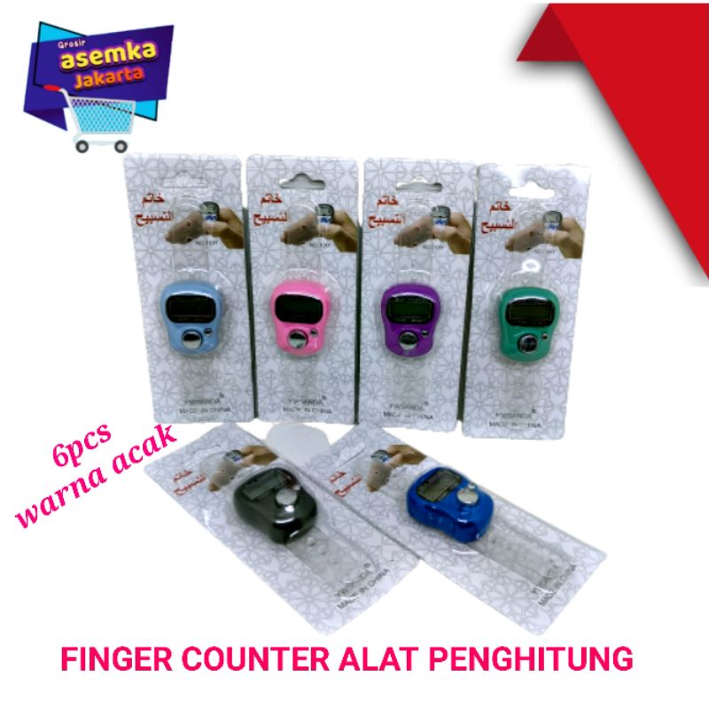 Jual Finger Counter Alat Penghitung Digital 6pcs | Shopee Indonesia
