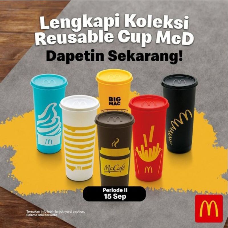 Jual Tumbler Mcd warna lengkap | Shopee Indonesia