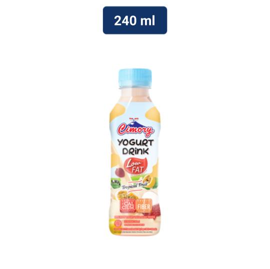 Jual Cimory Yoghurt Drink Tropical Fruits Low Fat 240 ml | Shopee Indonesia