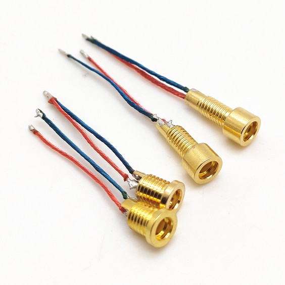 Jual 2pcs Mmcx Pin Custom Made Female Socket Bahan Tembaga Lapis Emas ...