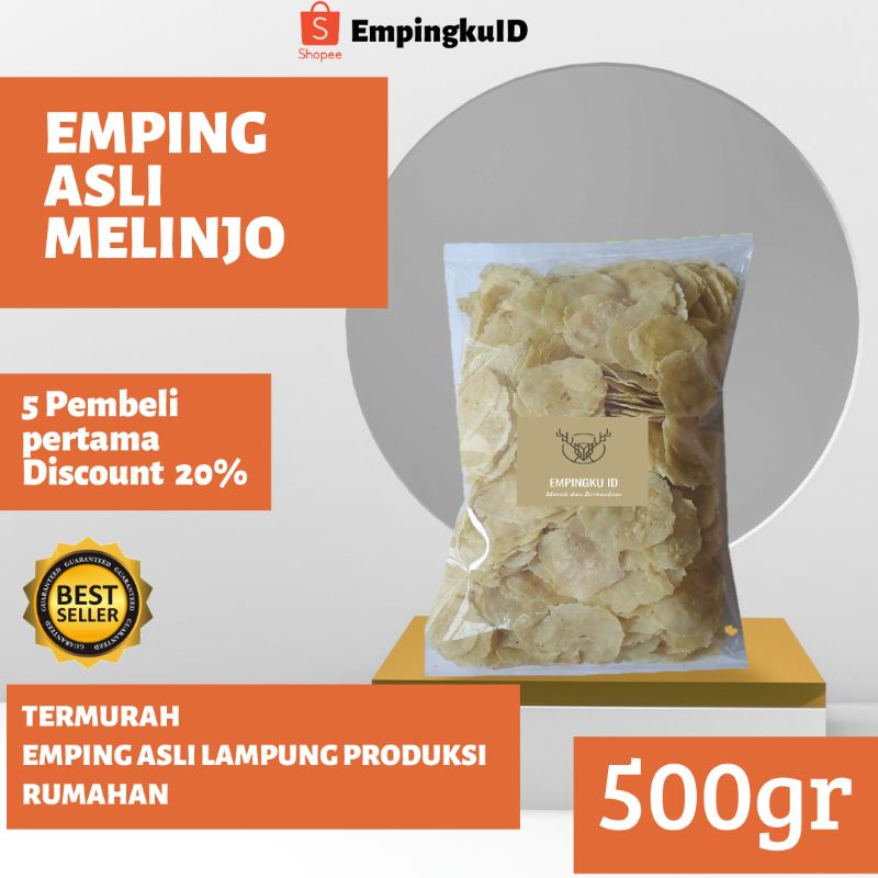Jual Ready Stok Emping Melinjo Mentah | Emping Mentah | Emping Limpung ...