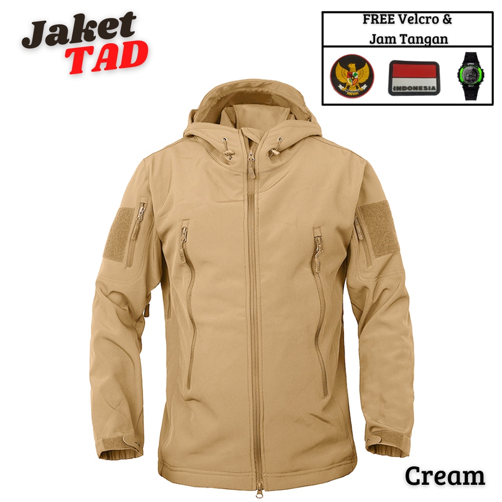 Jual Jaket Gunung Pria TAD Indonesia FREE Jam Tangan Jaket Anti Angin ...