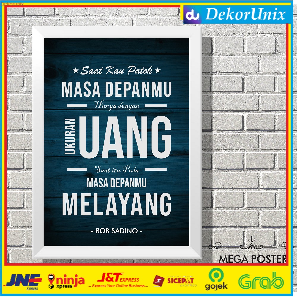 Jual POSTER DINDING / HIASAN DINDING DEKORASI DINDING / STIKER DINDING ...