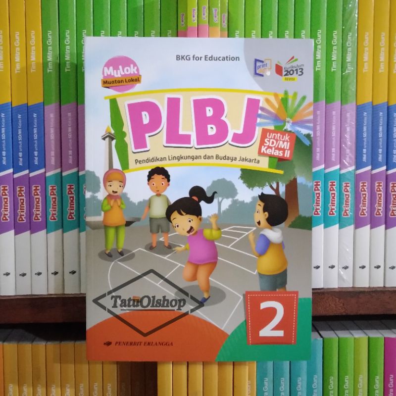 Jual Buku Mulok Plbj Erlangga SD MI Kelas 1 2 3 4 5 6 Kurikulum 2013 Revisi Original | Shopee ...