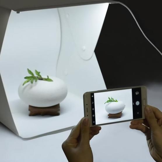 Jual MINI STUDIO BOX LENGKAP LIGHTING LED BACKGROUND/MINI STUDIO FOTO ...