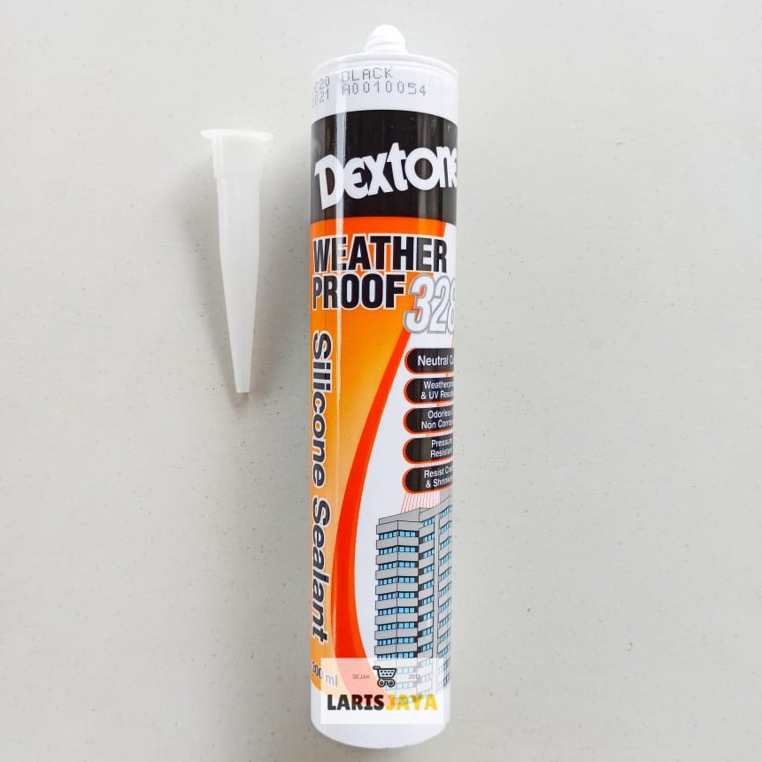 Jual LEM DEXTONE SILICONE SEALANT WEATHERPROOF 328 NETRAL | Shopee ...