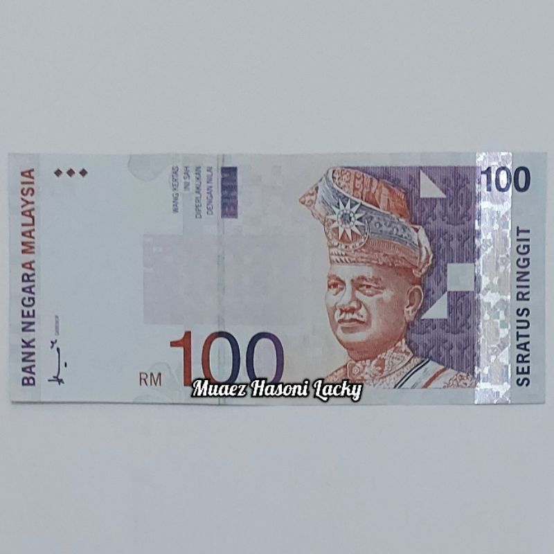Jual Koleksi Ringgit Malaysia Pecahan 100 Ringgit Old Series Original ...