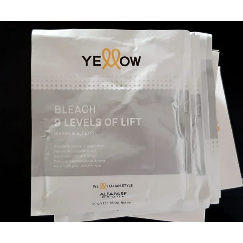 Jual Yellow Bleaching Powder 9 Levels 50gr Beli 12 Gratis 1 | Shopee ...
