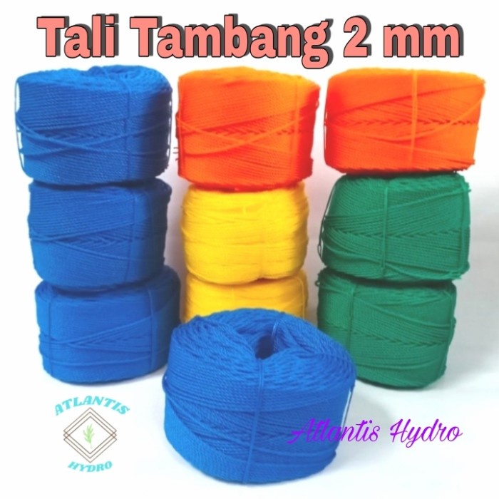 Jual Tali Tambang Plastik 2mm / Tali Tampar / Tali Jaring ( 1Roll ...