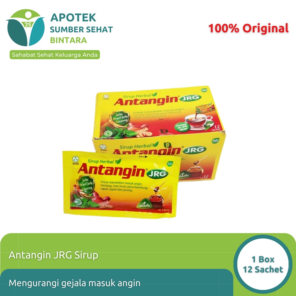 Jual Antangin JRG Cair 1 Box 12 Sachet | Shopee Indonesia