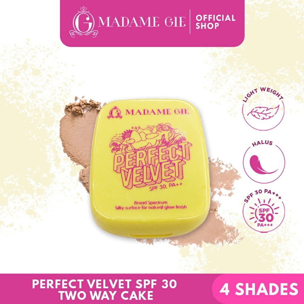 Jual MADAME GIE Perfect Velvet SPF 30 PA++ Two Way Cake | Shopee Indonesia