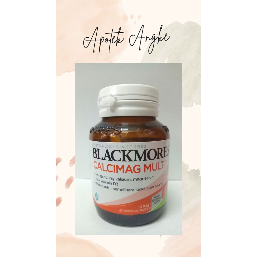 Jual BLACKMORES CALCIMAG MULTI BOTOL 30 TABLET | Shopee Indonesia
