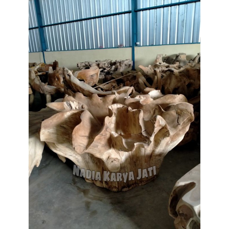 Jual MEJA MAKAN / MEJA AKAR JATI / MEJA CARVING / MEJA KAYU | Shopee ...