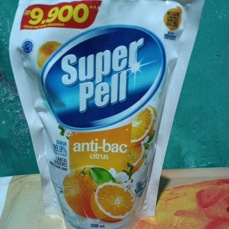 Jual super pell pembersih lantai 500ml | Shopee Indonesia