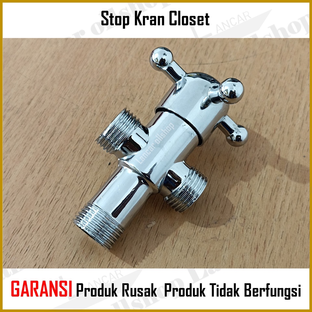 Jual Stop Kran Cabang TEE Kran Shower Toilet Closet Jet Sambungan ...