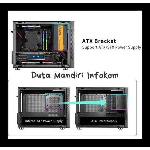 Jual Diskon Cube Gaming Axel - Side Mesh Version Mini-Itx Gaming Case ...