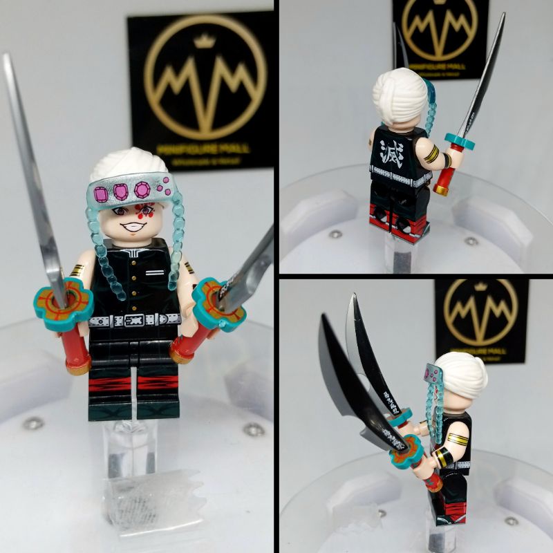 Jual mainan bricks demon slayer uzui tengen PGM1590 tanjirou nezuko ...