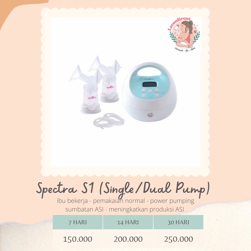 Jual Sewa POMPA ASI Spectra S1 Plus (Kirim dari Bandung) | Shopee Indonesia