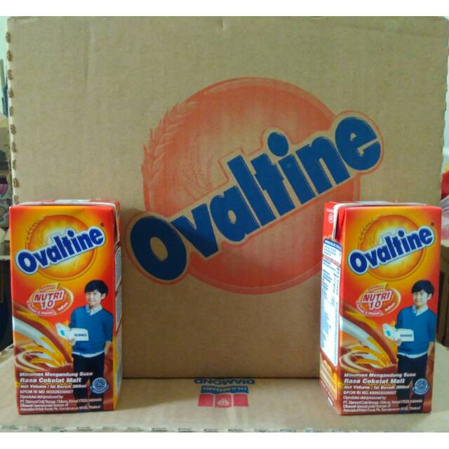 Jual Ovaltine UHT Milk Choco Malt 200mL x 24pcs (karton) | Shopee Indonesia