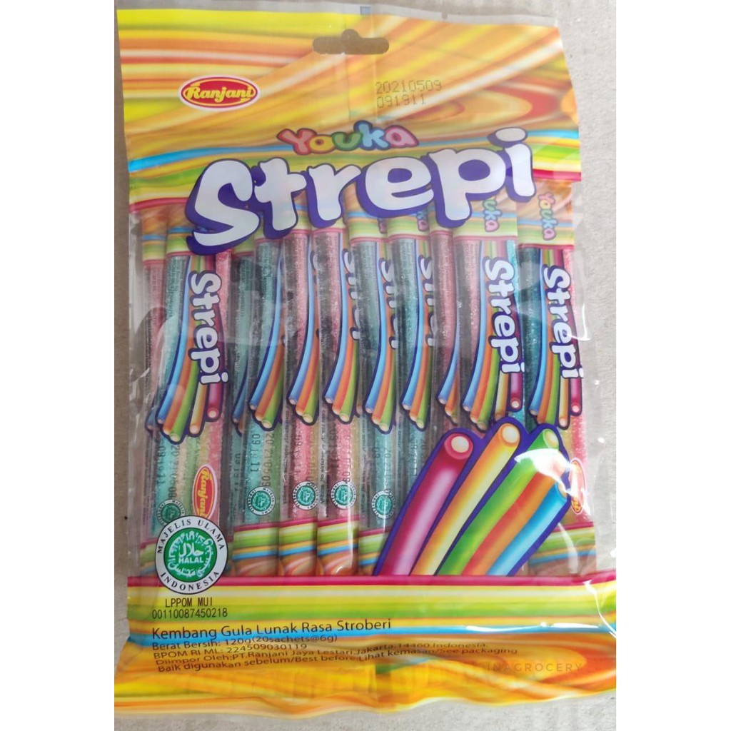 Jual YOUKA STREPI CANDY 20pcs x 5gr | Shopee Indonesia