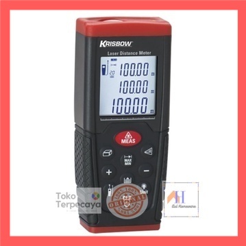 Jual Meteran Laser Digital Compact 100 Mtr Krisbow / Meteran Laser ...