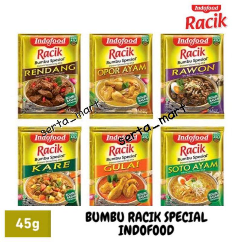 Jual Indofood Bumbu Racik Spesial 45gr - Indofood Bumbu Instan Basah ...