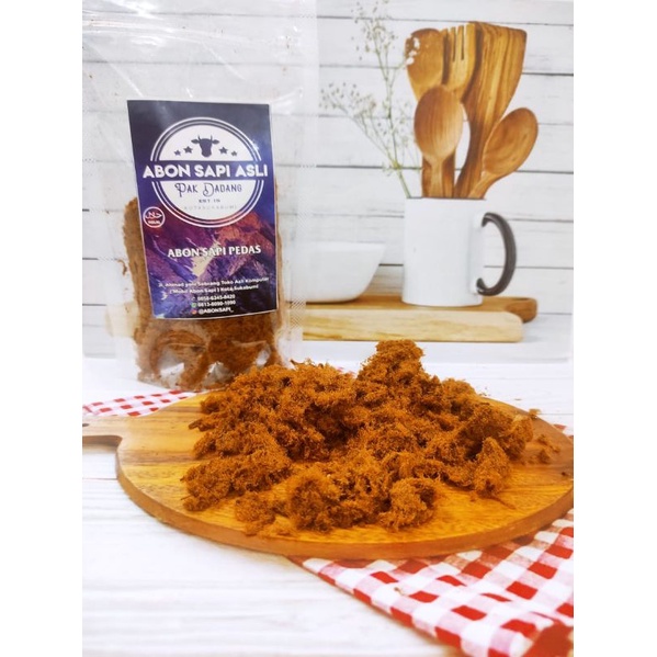 Jual Abon Sapi Pedas Pak Dadang Khas Sukabumi | Shopee Indonesia