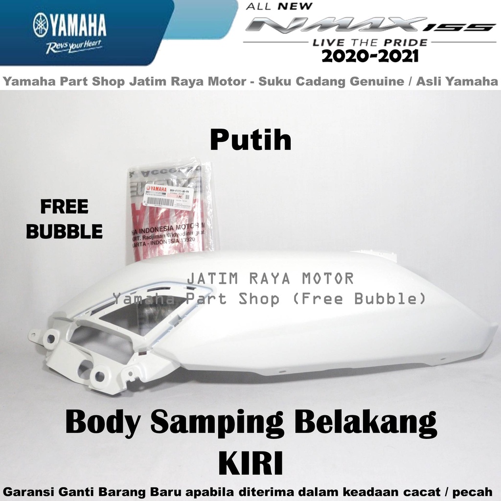Jual Cover Side Bodi Body Samping Kiri Putih Belakang All New Nmax N ...