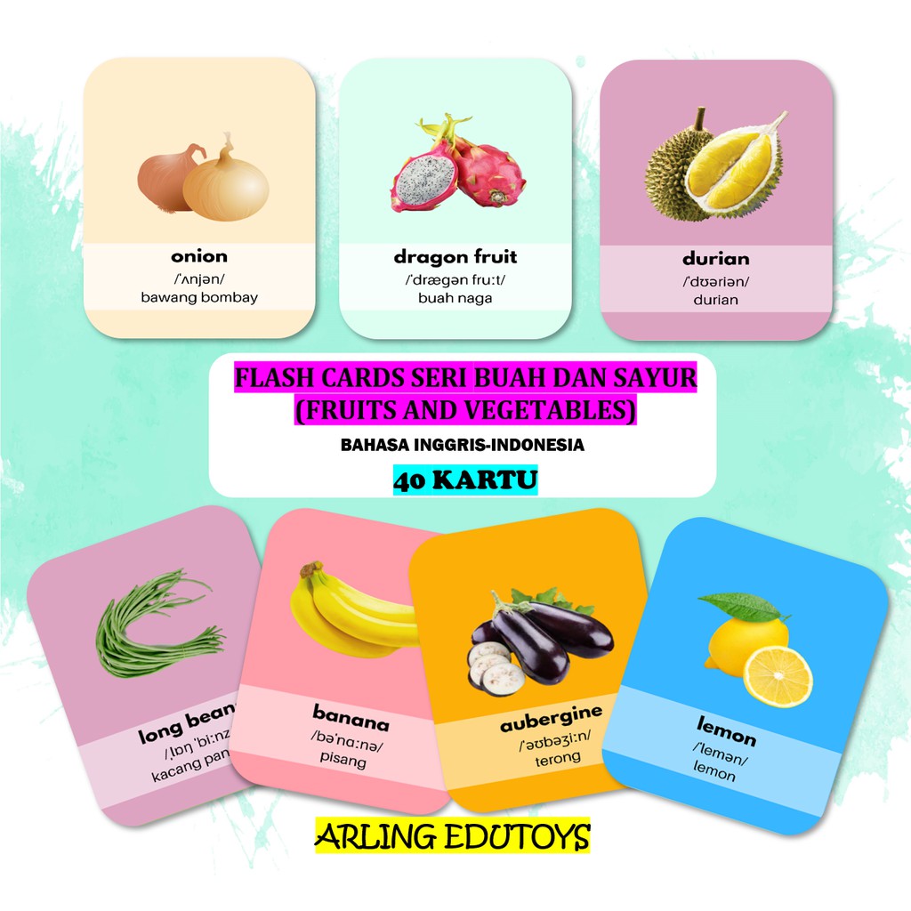 Jual FLASH CARD FLASHCARD FLASHCARDS KARTU PINTAR EDUKASI BELAJAR ANAK ...
