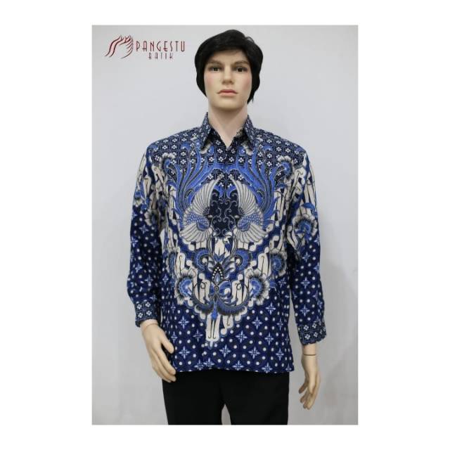 Jual Pangestu Batik Hem Panjang Parang Merpati | Shopee Indonesia