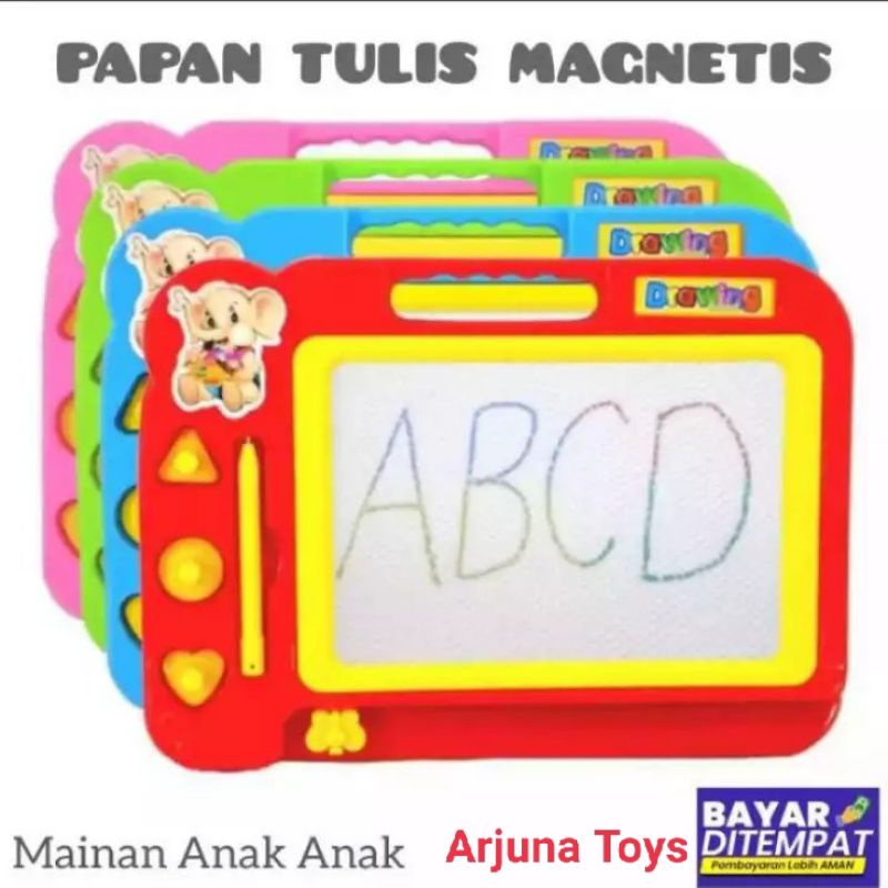 Jual Mainan Edukasi Papan Tulis Magnet / Magnetic Drawing Board / Magic ...