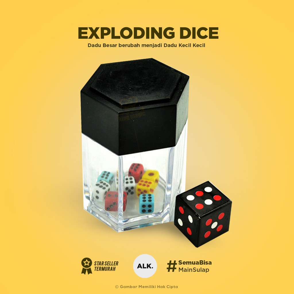 Jual Exploding Dice ( Alat Sulap Dadu ) | Shopee Indonesia