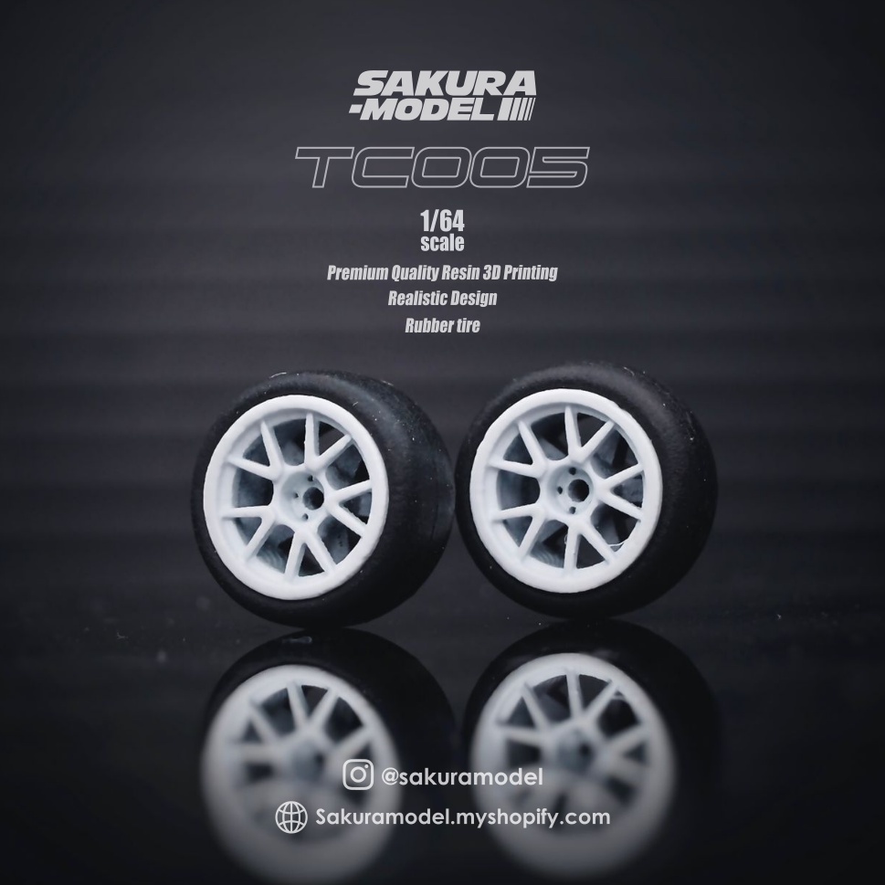 Jual Sakura Model Weds TC005 1/64 Custom Wheels - Putih | Shopee Indonesia