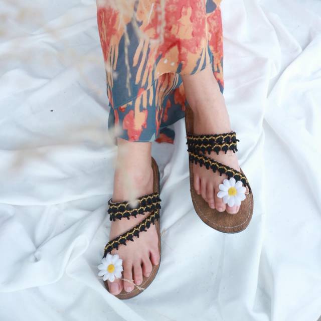 Jual Belle sendal boho / sendal bohemian / sandal wanita (Bisa kirim di ...