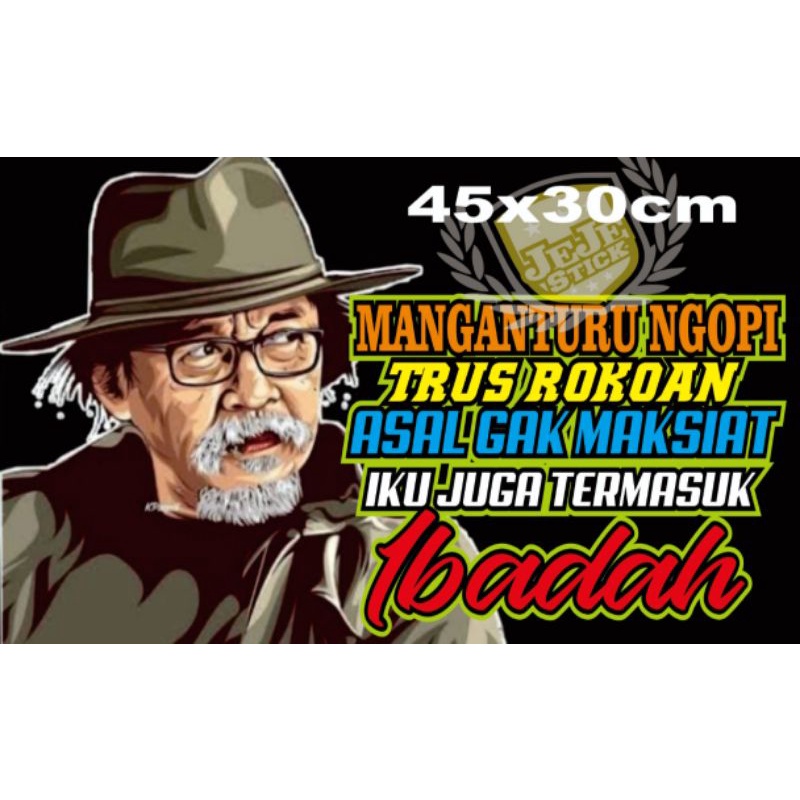 Jual STICKER PRINTING GAMBAR DENGAN KATA-KATA UNTUK KACA ATAU PINTU ...