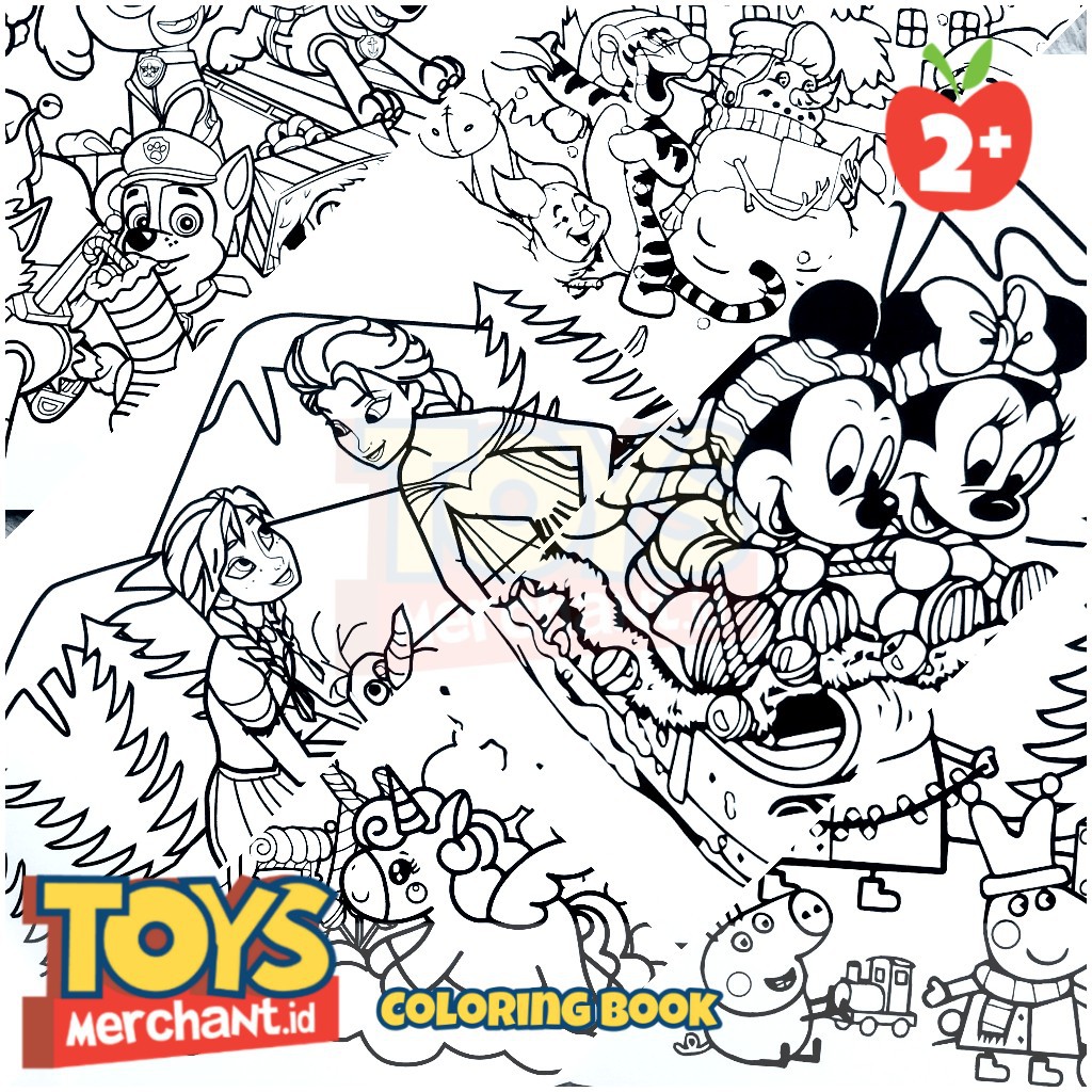 Jual Coloring Book Activity / Buku Mewarnai Anak / Mainan Edukasi Anak ...