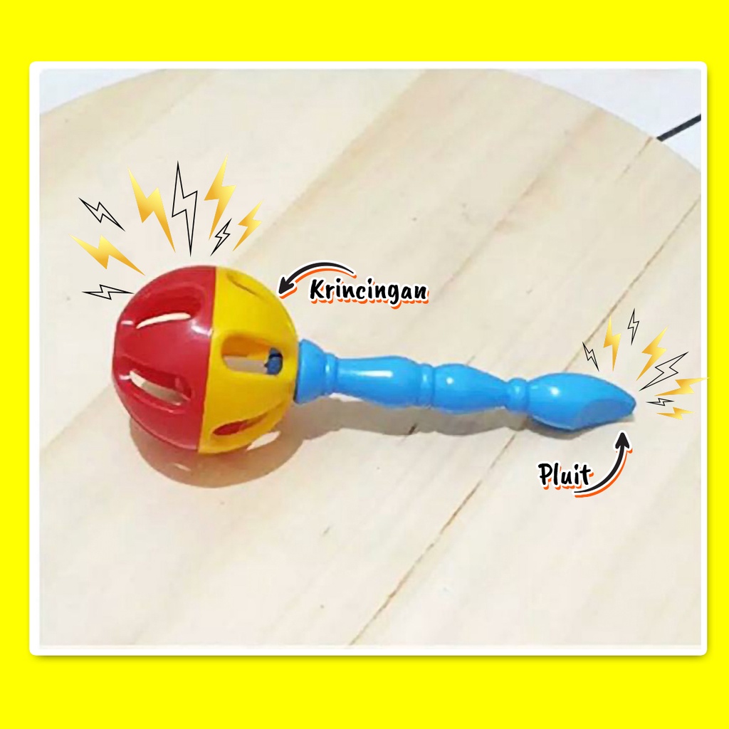Jual MAINAN ANAK BAYI BALITA KRINCING ECEK-ECEK BOLA GAGANG BABY RATTLE ...