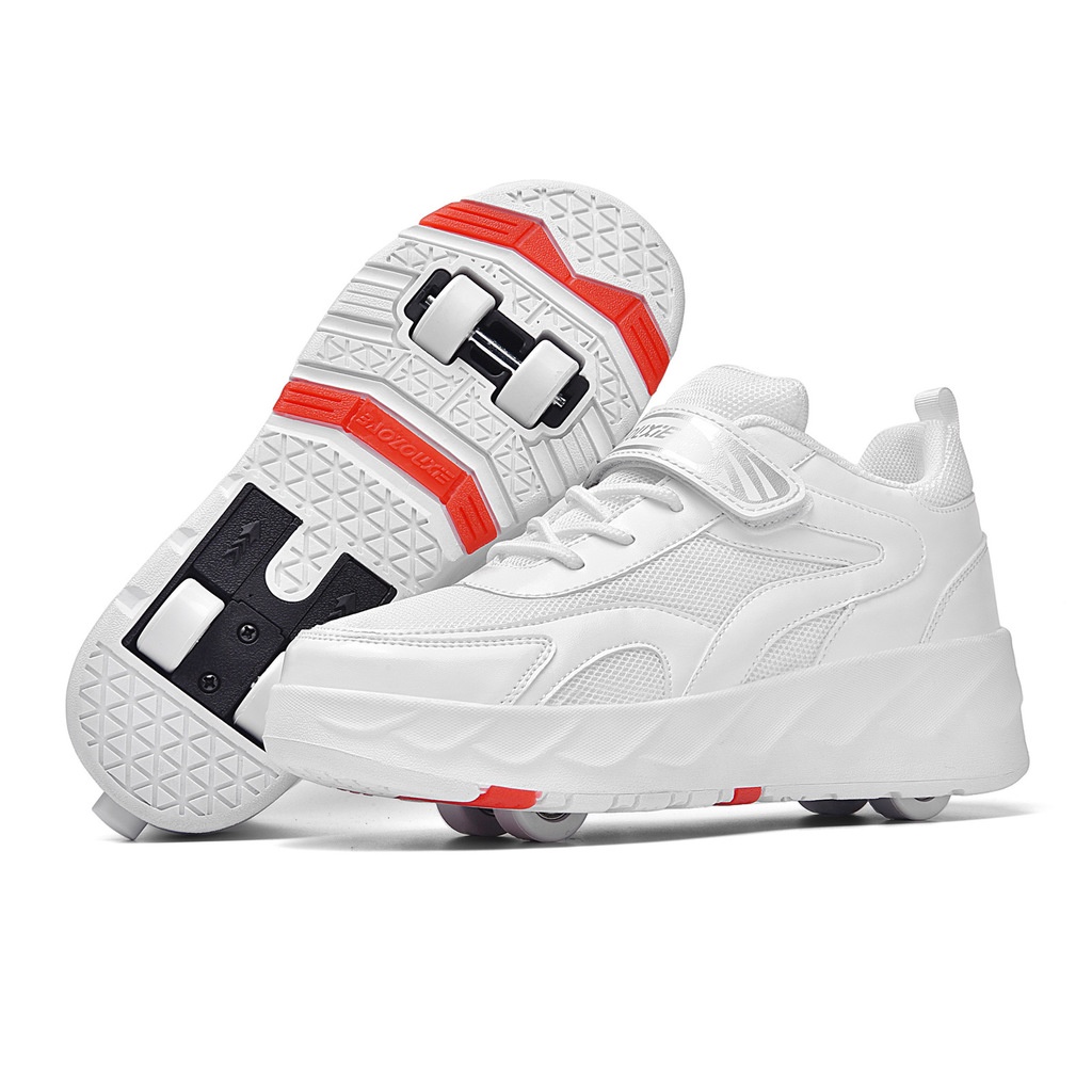 Jual Sepatu Roda 2 Heelys Helis Lampu LED Menyala Charge antara New ...