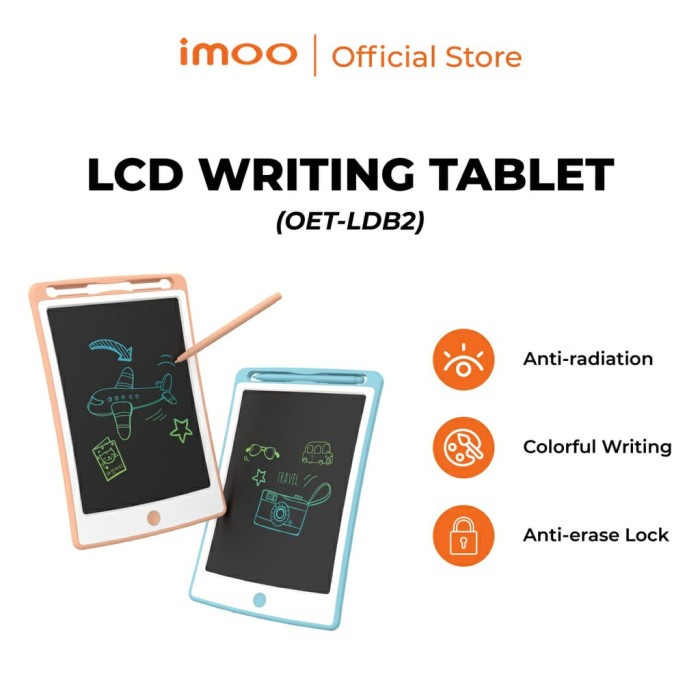 Jual Olike LCD Writing Tablet- Papan Tulis Gambar Anak OET-LDB2 Pink ...
