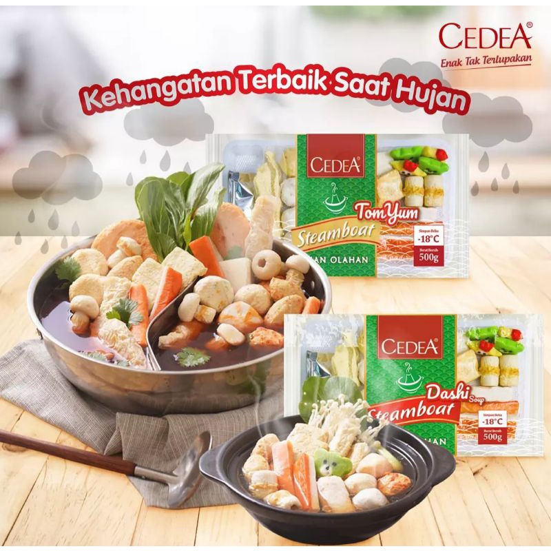 Jual Cedea Steambot Tomyam Tomyum dan Steamboat Original 300gr | Shopee ...
